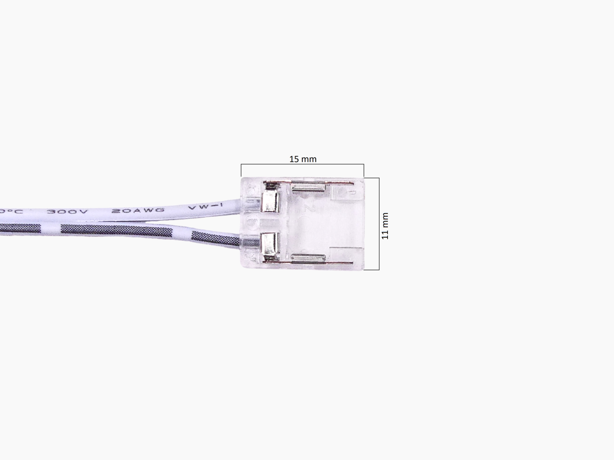COB-LED Schnellverbinder 10 mm Anschluss + Kabel IP20
