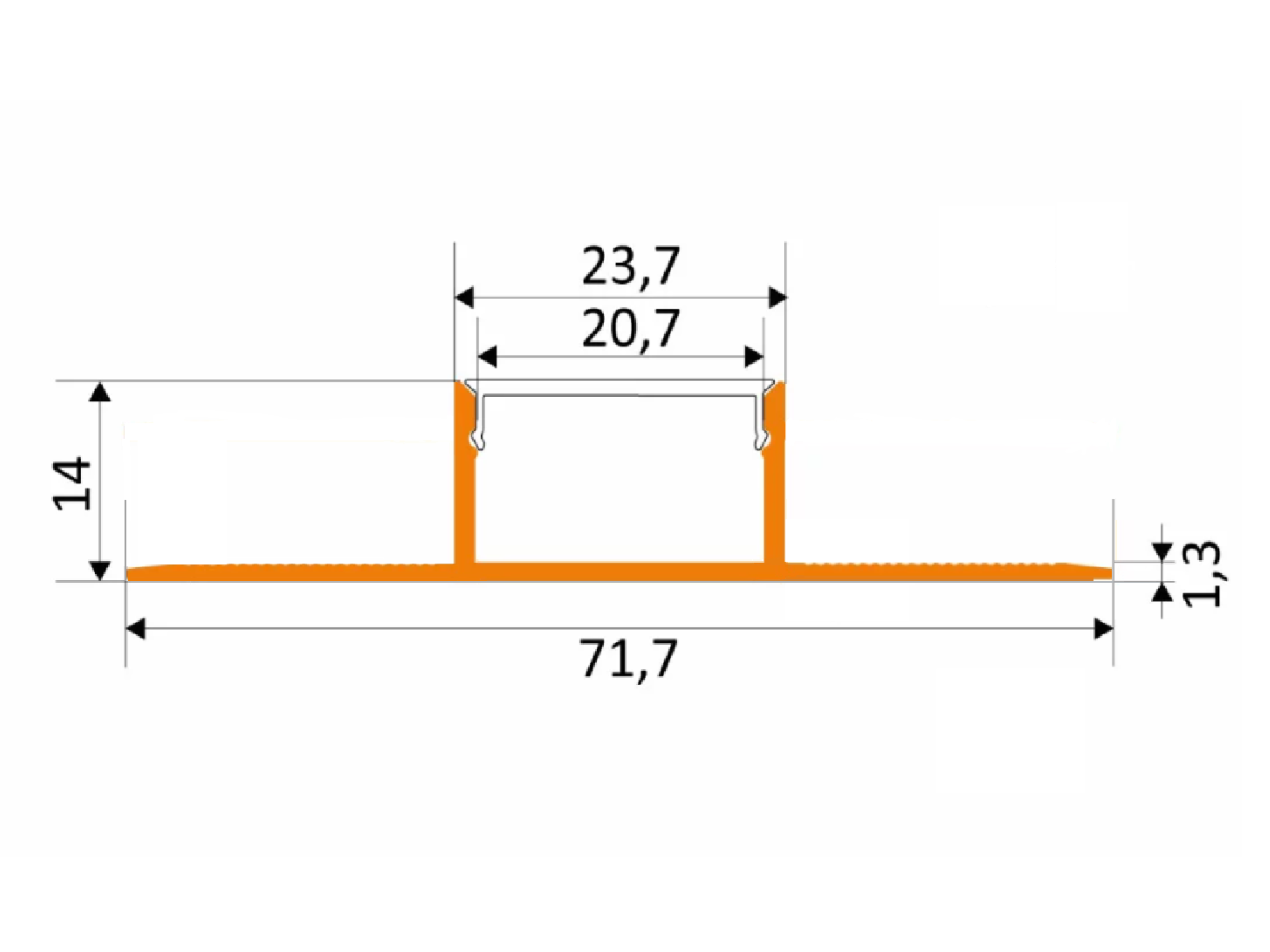 LED Trockenbau Profil für Gipsplatten | alupona®
