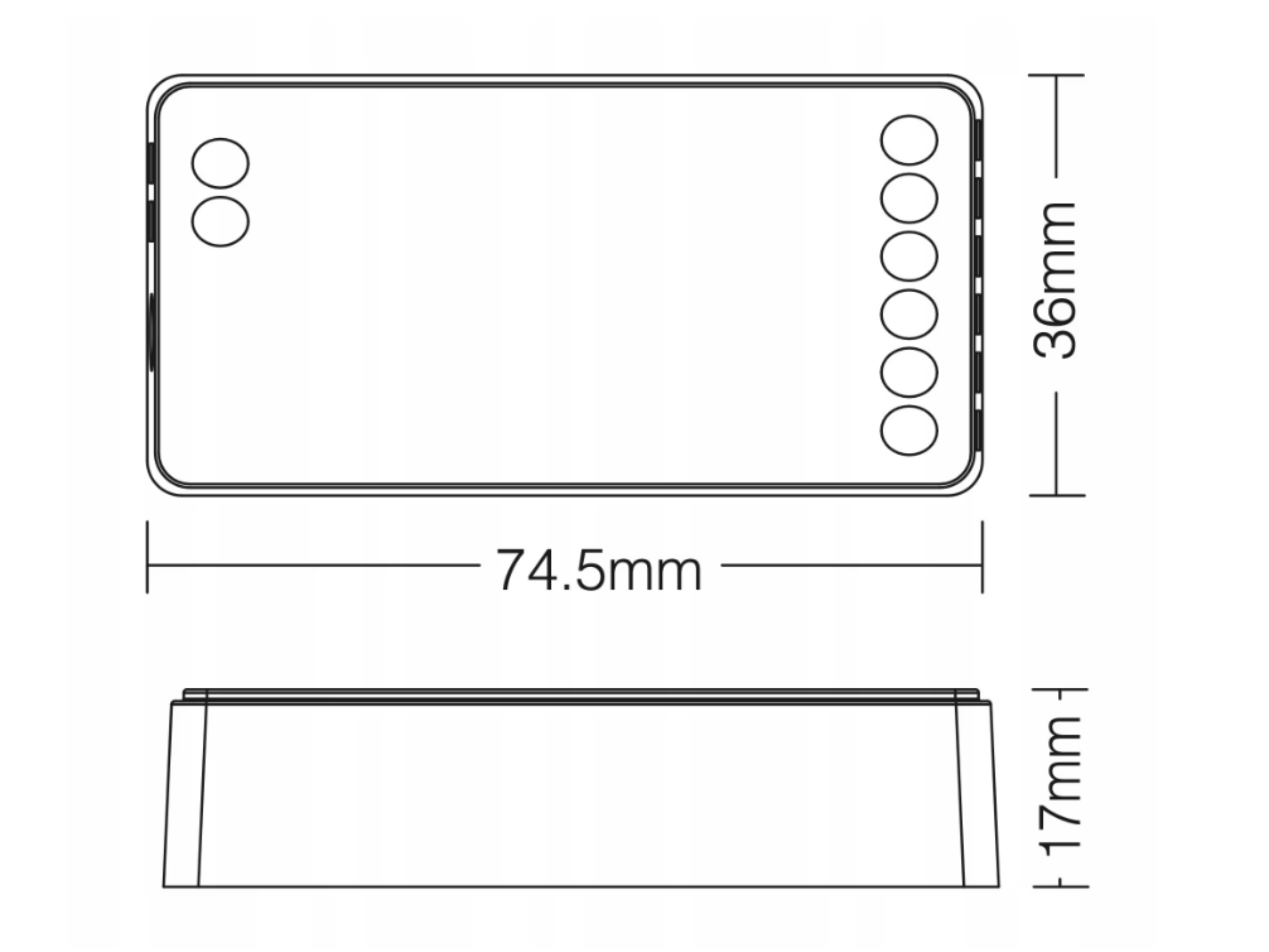2-in-1 LED Strip Controller WiFi & 2,4 GHz für LED-Streifen
